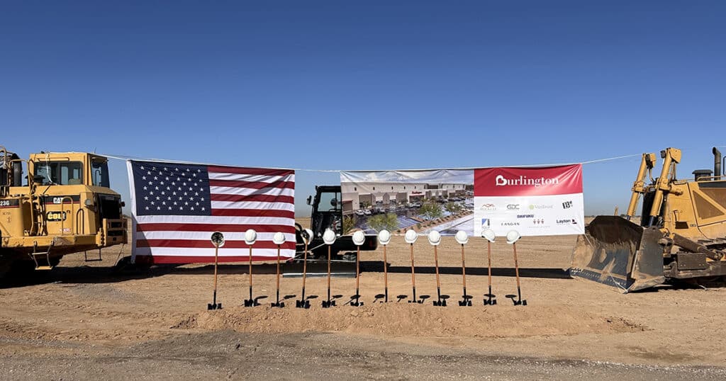 Burlington Stores breaks ground Buckeye distribution center
