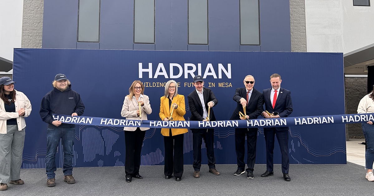 Hadrian opens AI-powered manufacturing expansion Mesa